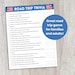 Road Trip Trivia Game, Road Trip Printable Game for Adults, Road Trip ...