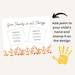 Give Thanks Handprint Craft, Fall Handprint Craft, Autumn Handprint Art ...