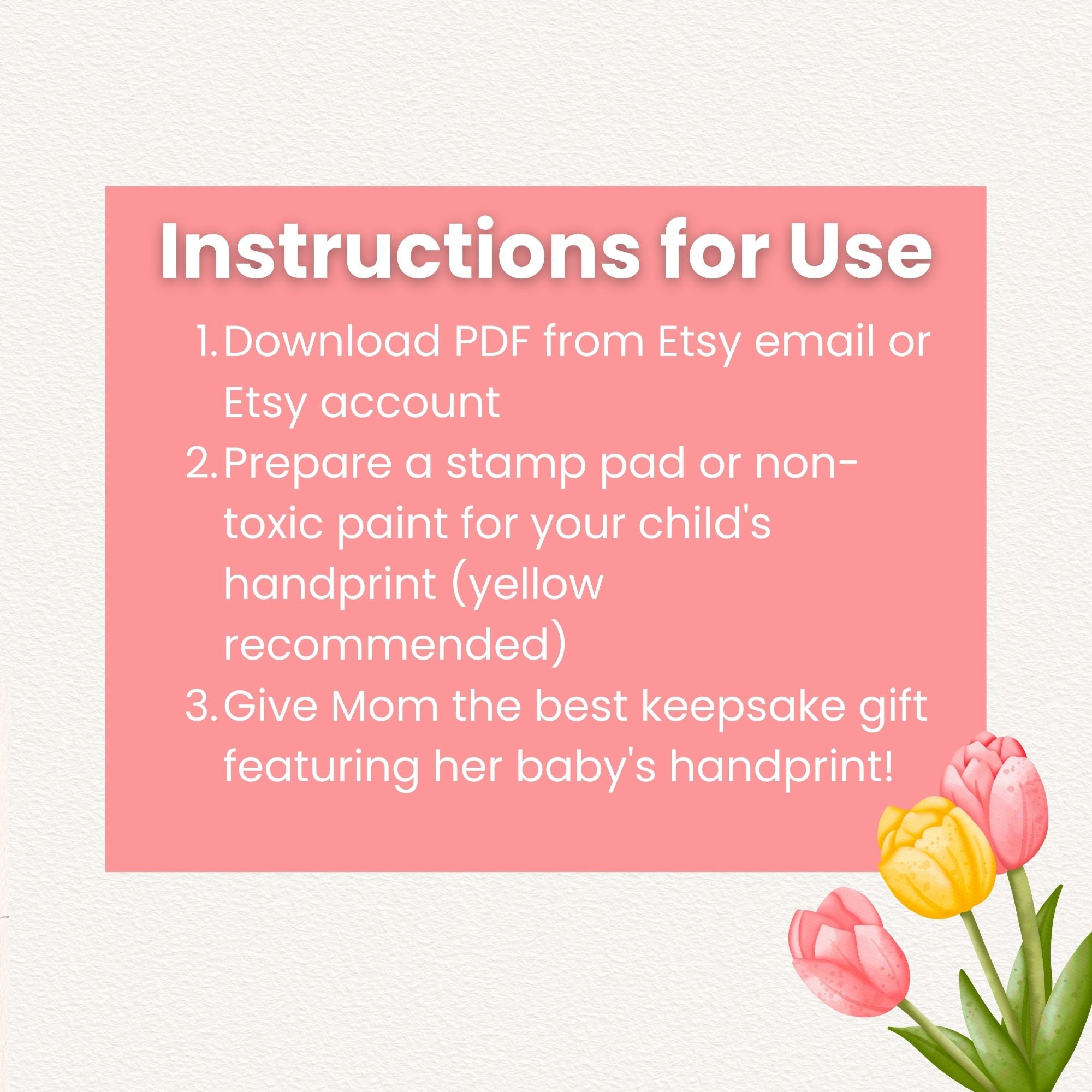 You Are My Sunshine Handprint Craft for Mom, Handprint Art Gift for Mom ...