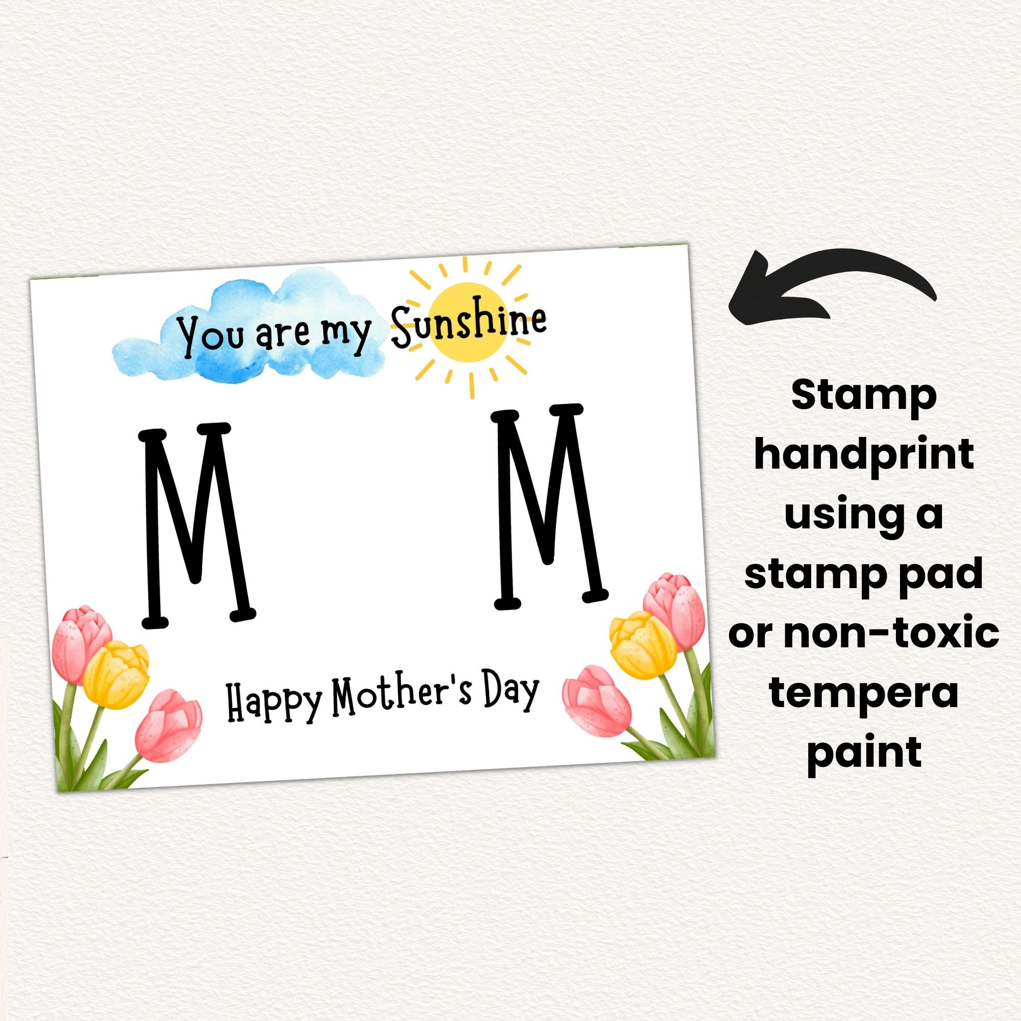 Mothers Day Handprint Craft for Kids, Mothers Day Handprint Art ...