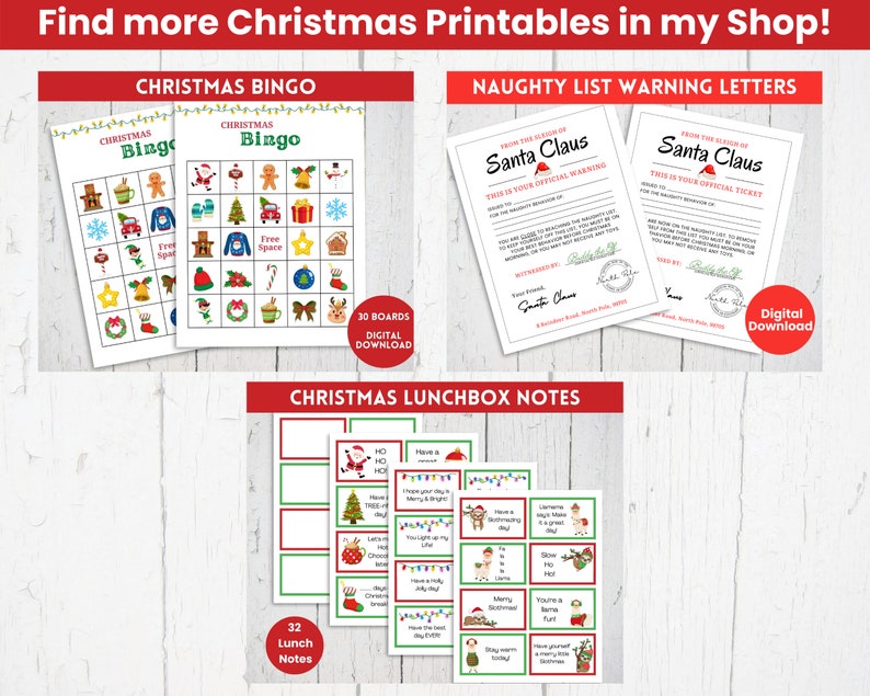 Christmas Lights Scavenger Hunt Christmas Scavenger Hunt for - Etsy