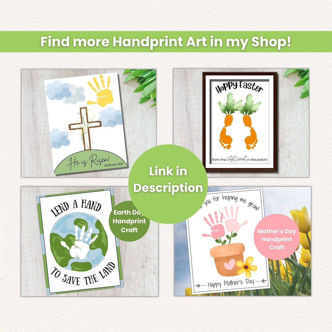 Family Tree Handprint Craft for Kids, Handprint Keepsake Gift ...