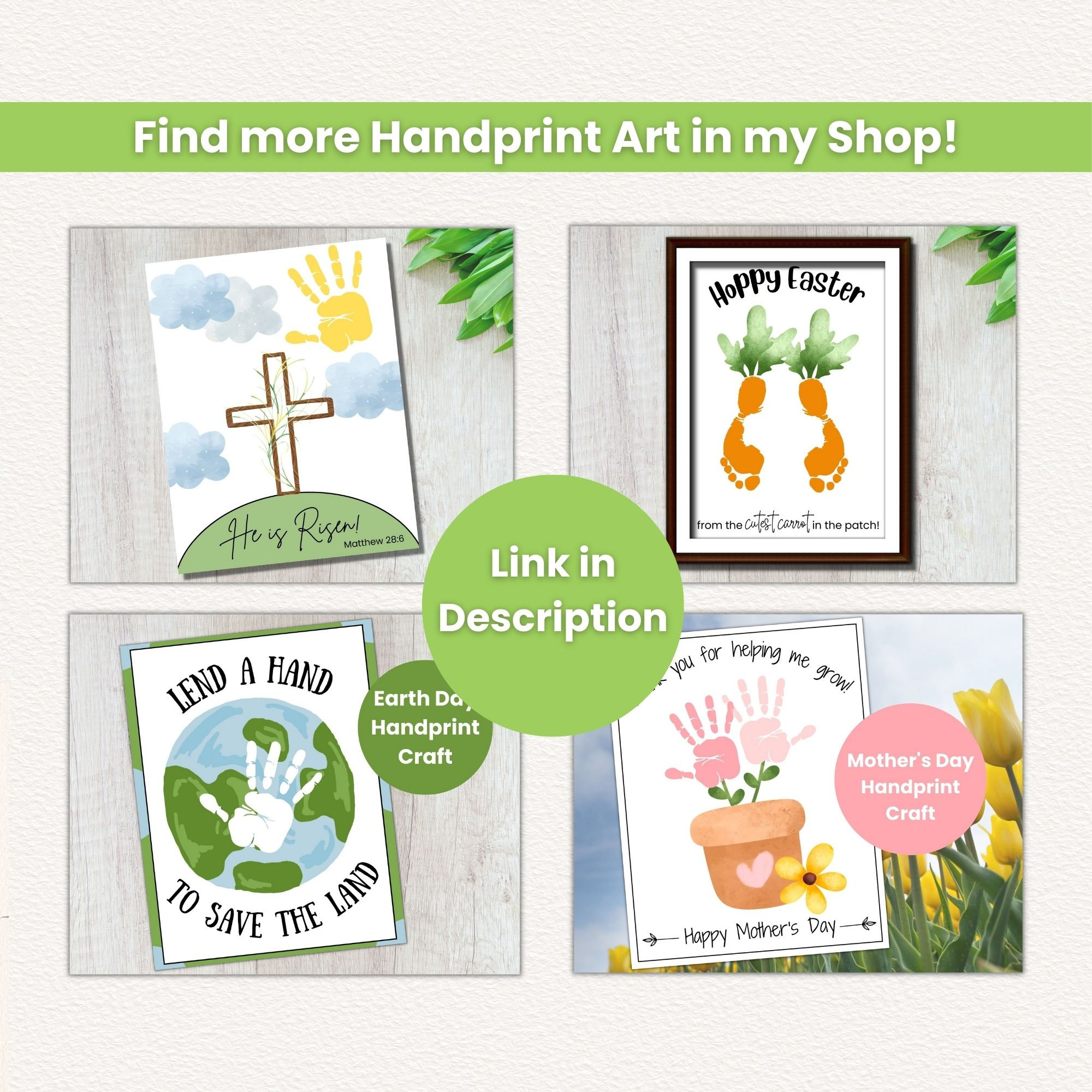 Family Tree Handprint Craft for Kids, Handprint Keepsake Gift ...