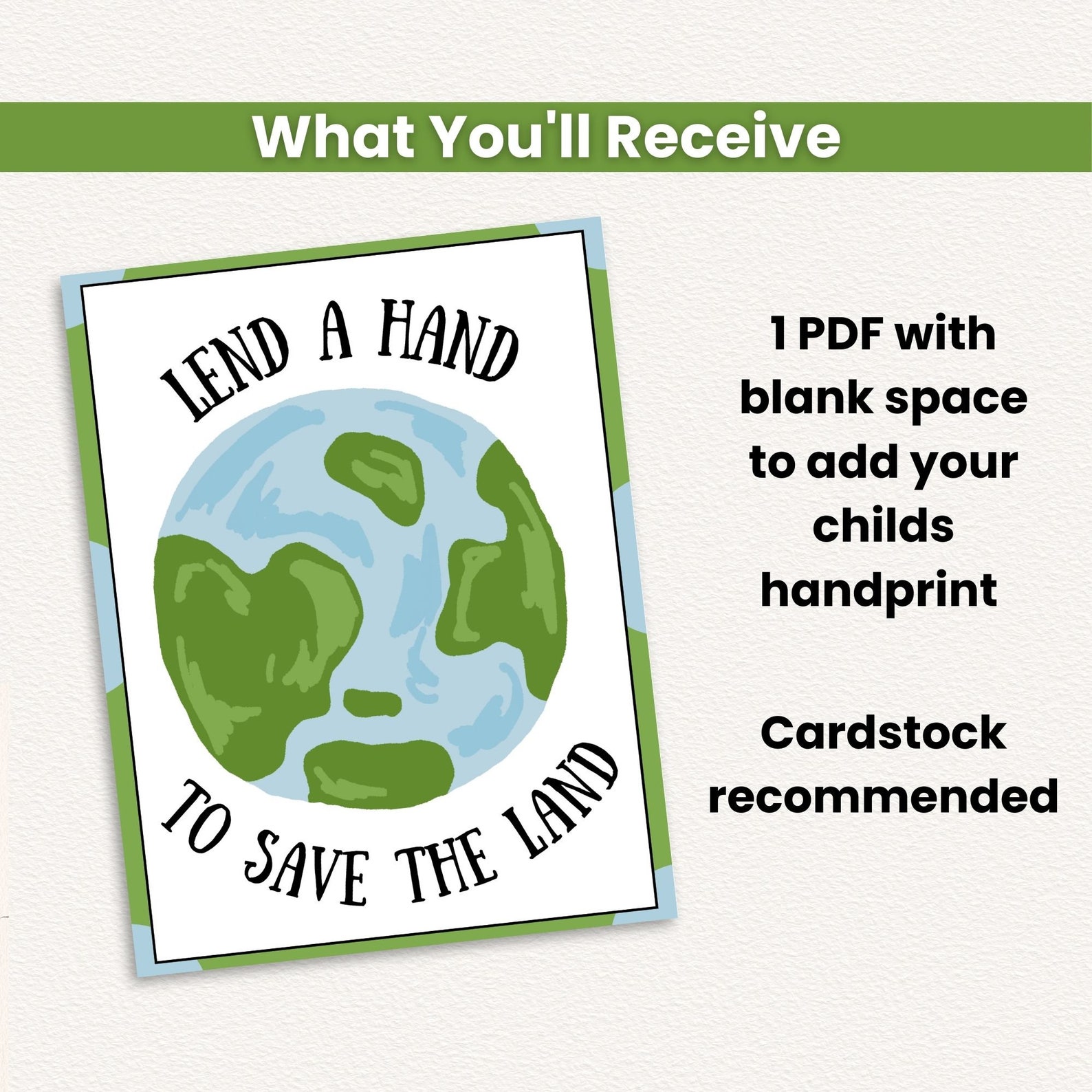 Earth Day Handprint Art Craft, Earth Day Handprint Art for Kids ...