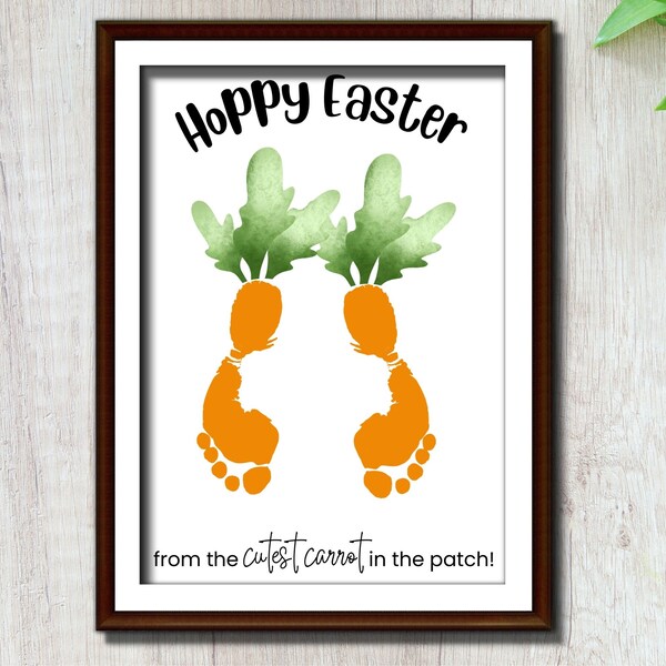 Easter Footprint Art - Etsy