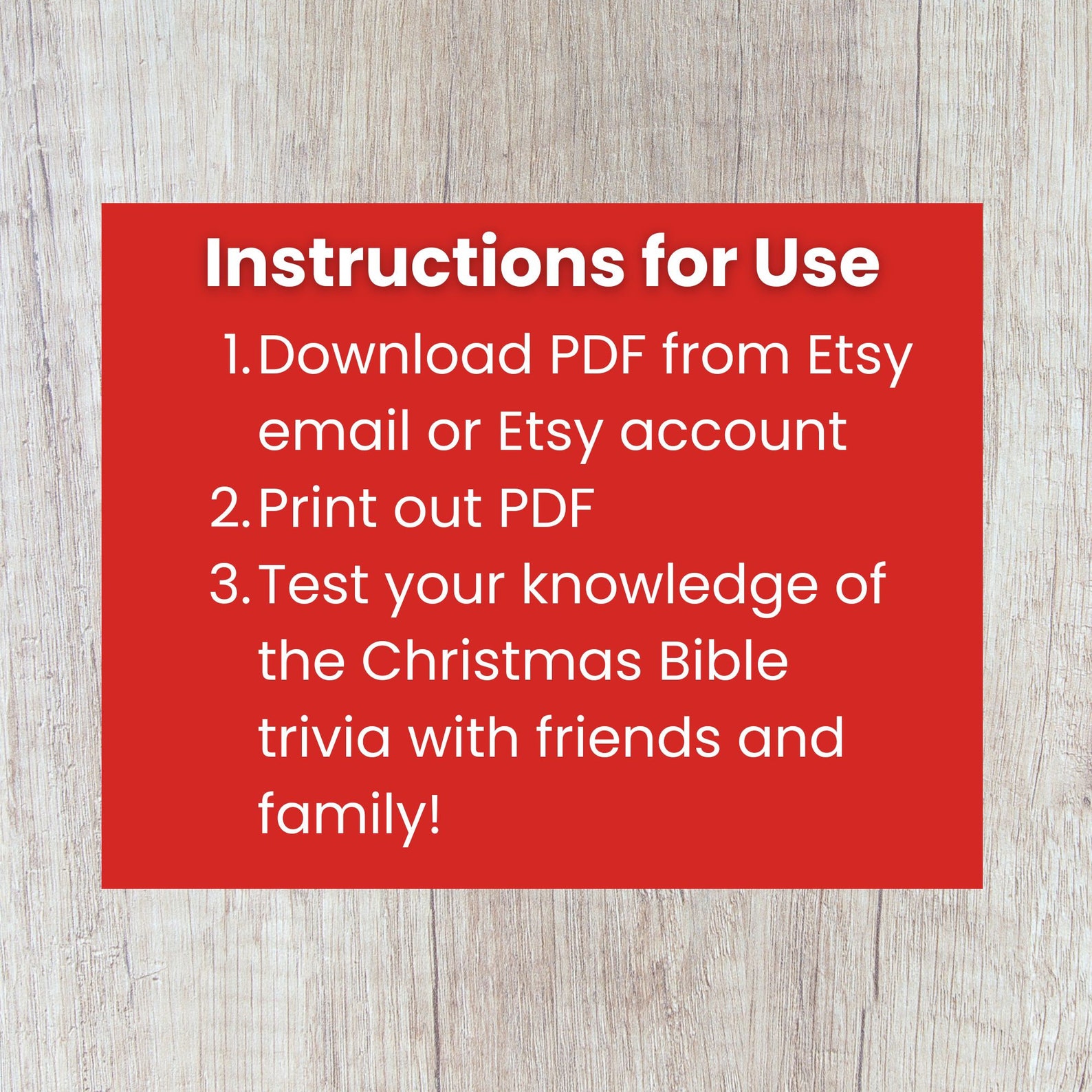 Christian Christmas Bible Trivia, Bible Trivia Quiz, Sunday School ...