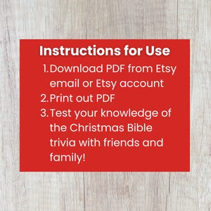 Christian Christmas Bible Trivia, Bible Trivia Quiz, Sunday School ...