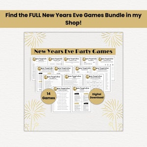 New Years Eve Whats in Your Phone Game, NYE Games, New Years Eve Party ...