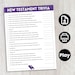 New Testament Bible Trivia Game, Bible Game for Adults, Bible Game for ...