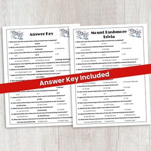 Mount Rushmore Trivia Game, Test Your Knowledge, USA Trivia, History ...