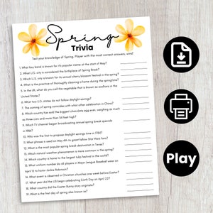 Seasonal Trivia Game Bundle, the Four Seasons Trivia Games, Winter ...