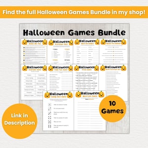 Halloween Word Scramble Game, Halloween Party Game Printable, Halloween ...