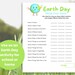 Earth Day Think Fast Game, Earth Day Printable Game for Kids and Adults ...