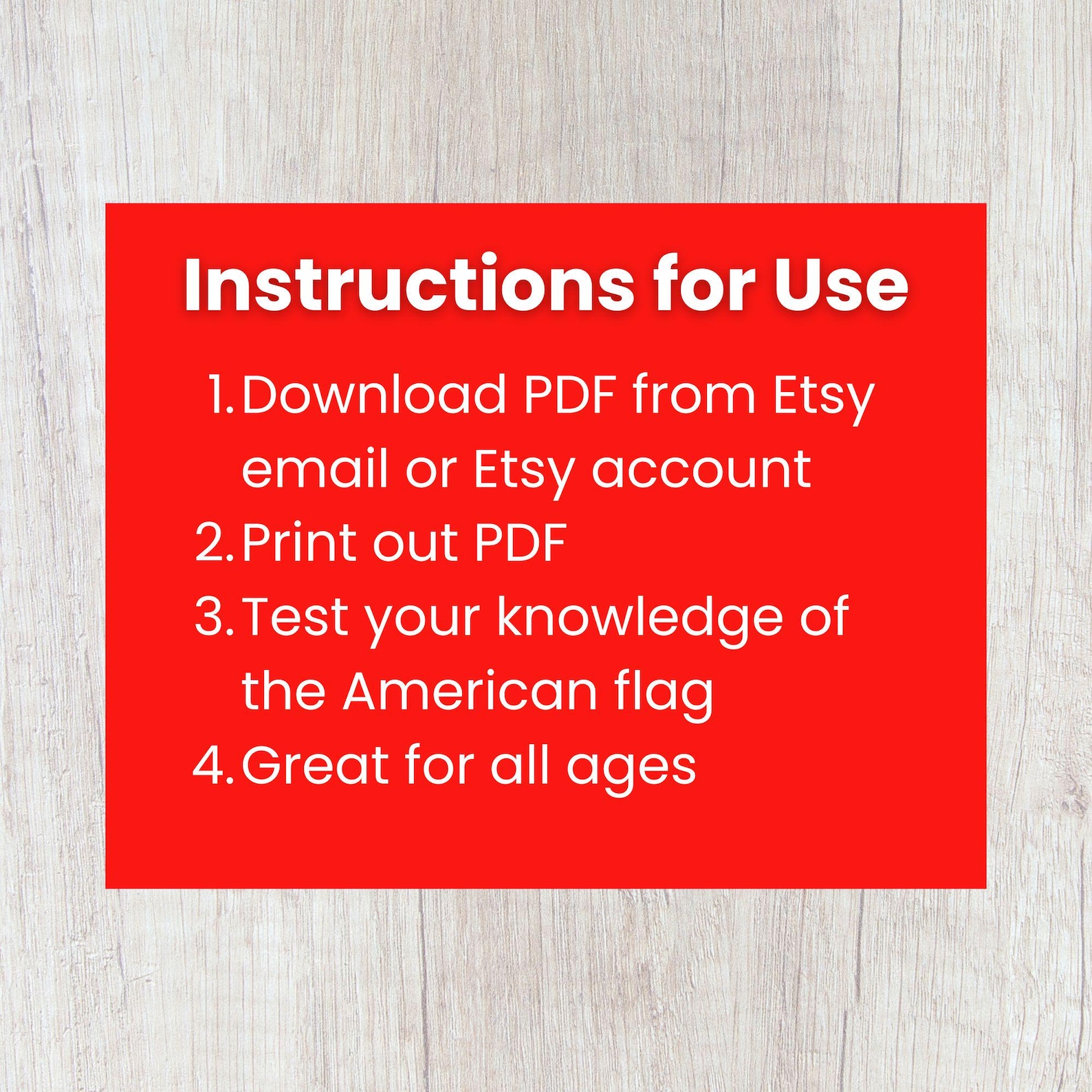 American Flag Trivia Game, USA Trivia, Patriotic Trivia, 4th of July ...