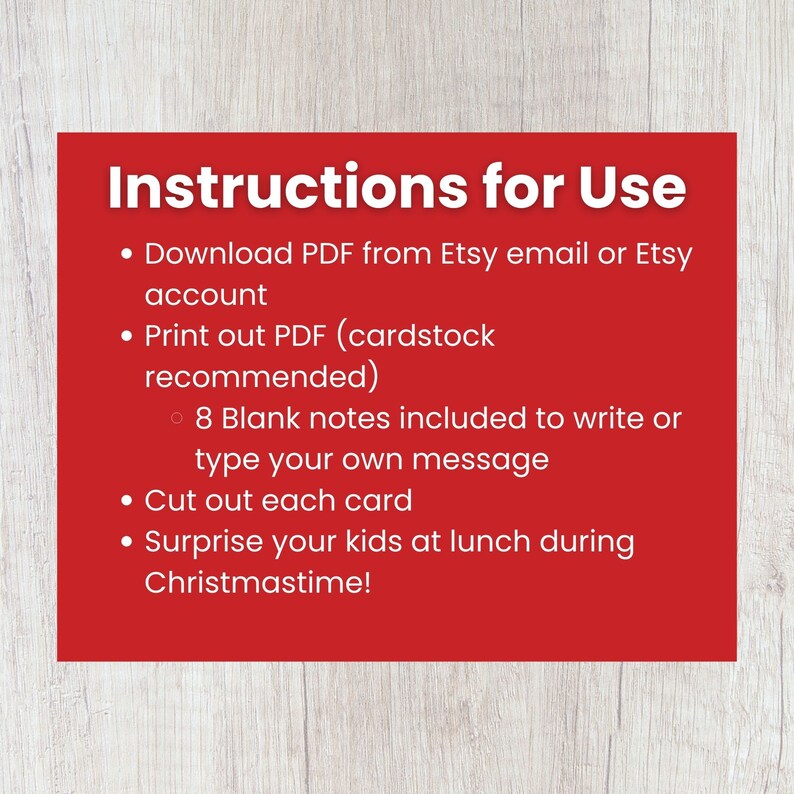 Christmas Lunch Box Notes for Kids, Editable Lunchbox Notes, Christmas ...