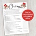 Christmas Trivia Game, Holiday Trivia Game, Winter Trivia, Holiday ...