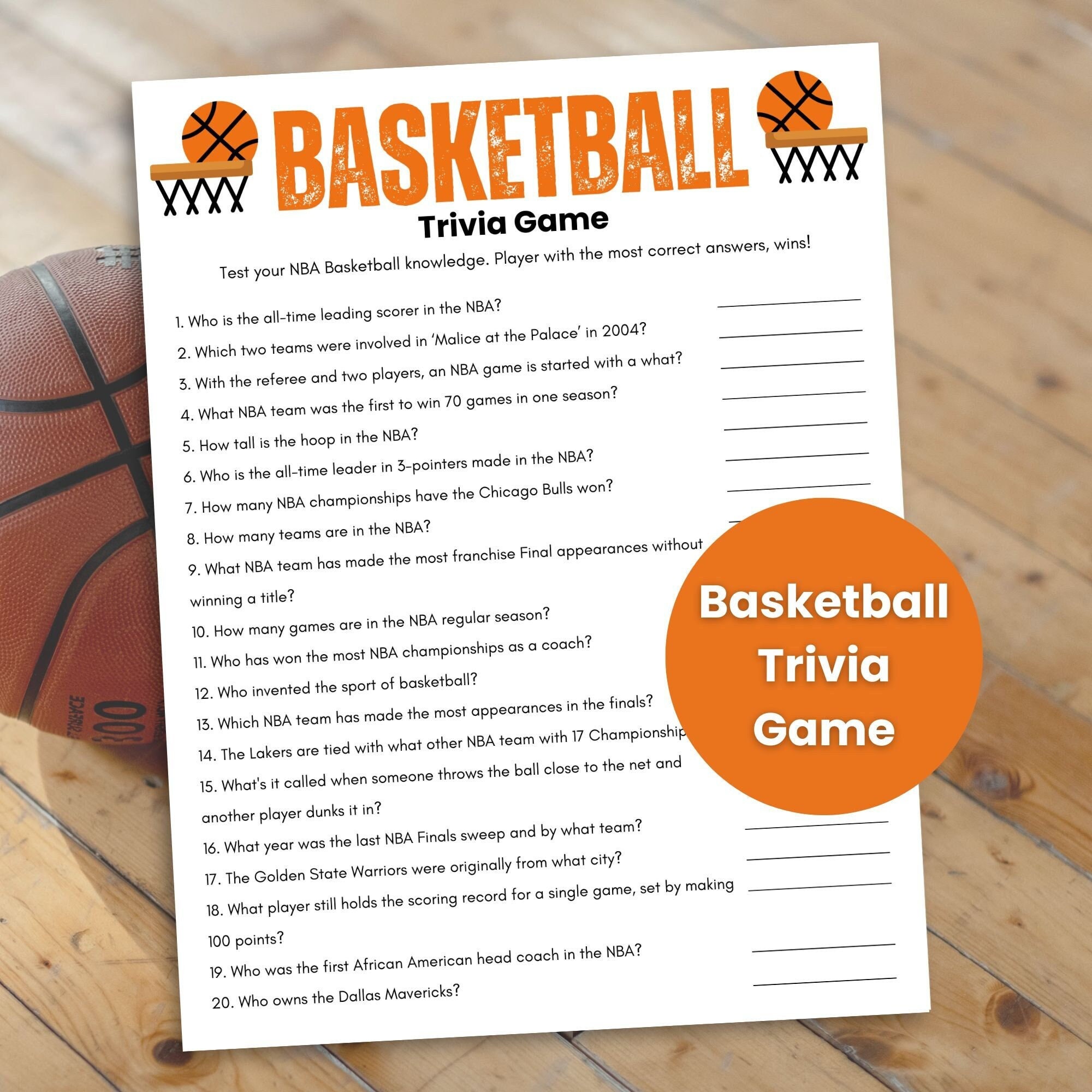 Basketball Trivia Game, Basketball Games, Sports Trivia, Basketball ...