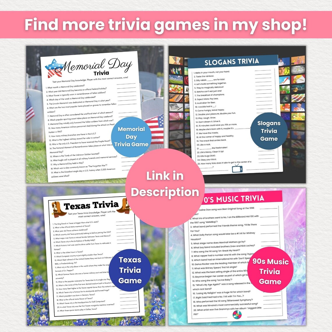 February Trivia Game, Holiday Trivia Game, Trivia Questions, Trivia ...