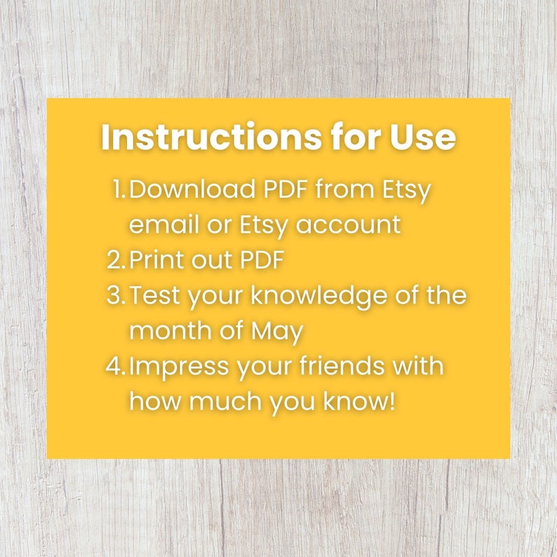 May Trivia Game, Spring Trivia Game, Trivia Questions, Trivia Game for ...