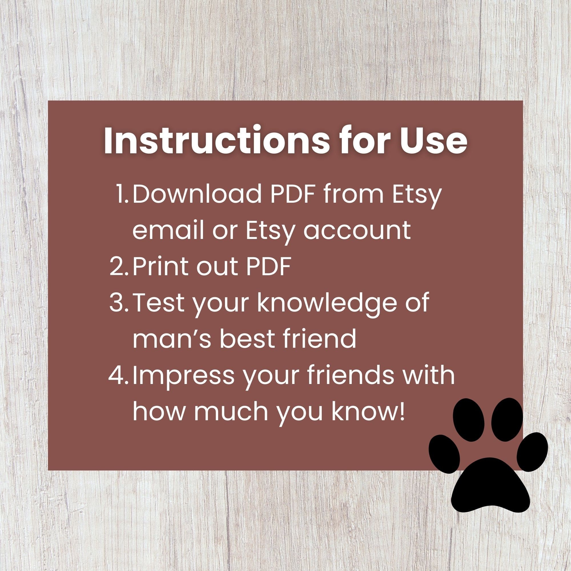 Dog Trivia Game, Dog Party Game, Pet Trivia, Dog Party Activity, Pet ...