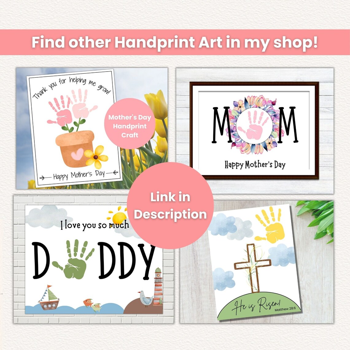 Mothers Day Handprint Craft for Kids, Mothers Day Handprint Art ...