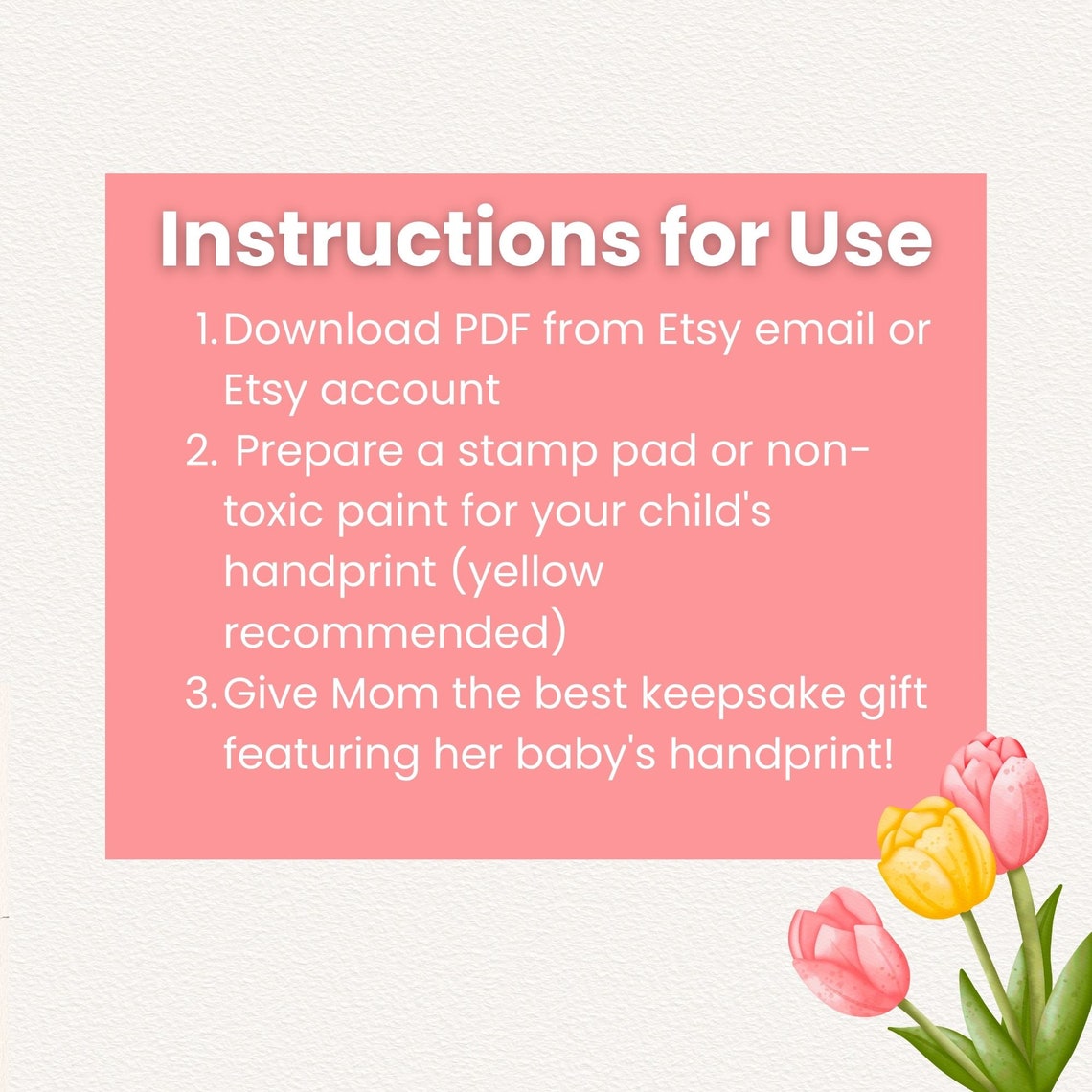 Mothers Day Handprint Craft for Kids, Mothers Day Handprint Art ...