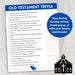 Old Testament Bible Trivia Game, Bible Game for Adults, Bible Game for ...