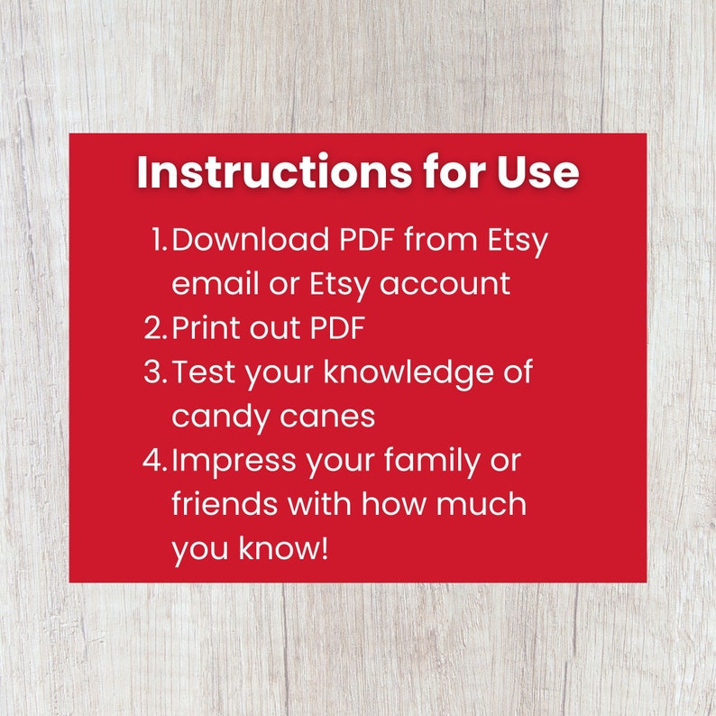 Candy Cane Trivia, Candy Cane Games, Christmas Trivia Game, Office ...