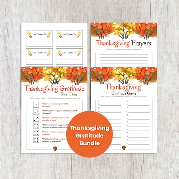 Gratitude Game - Etsy