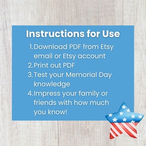 Memorial Day Trivia, Patriotic Games, Memorial Day Games, Memorial Day ...