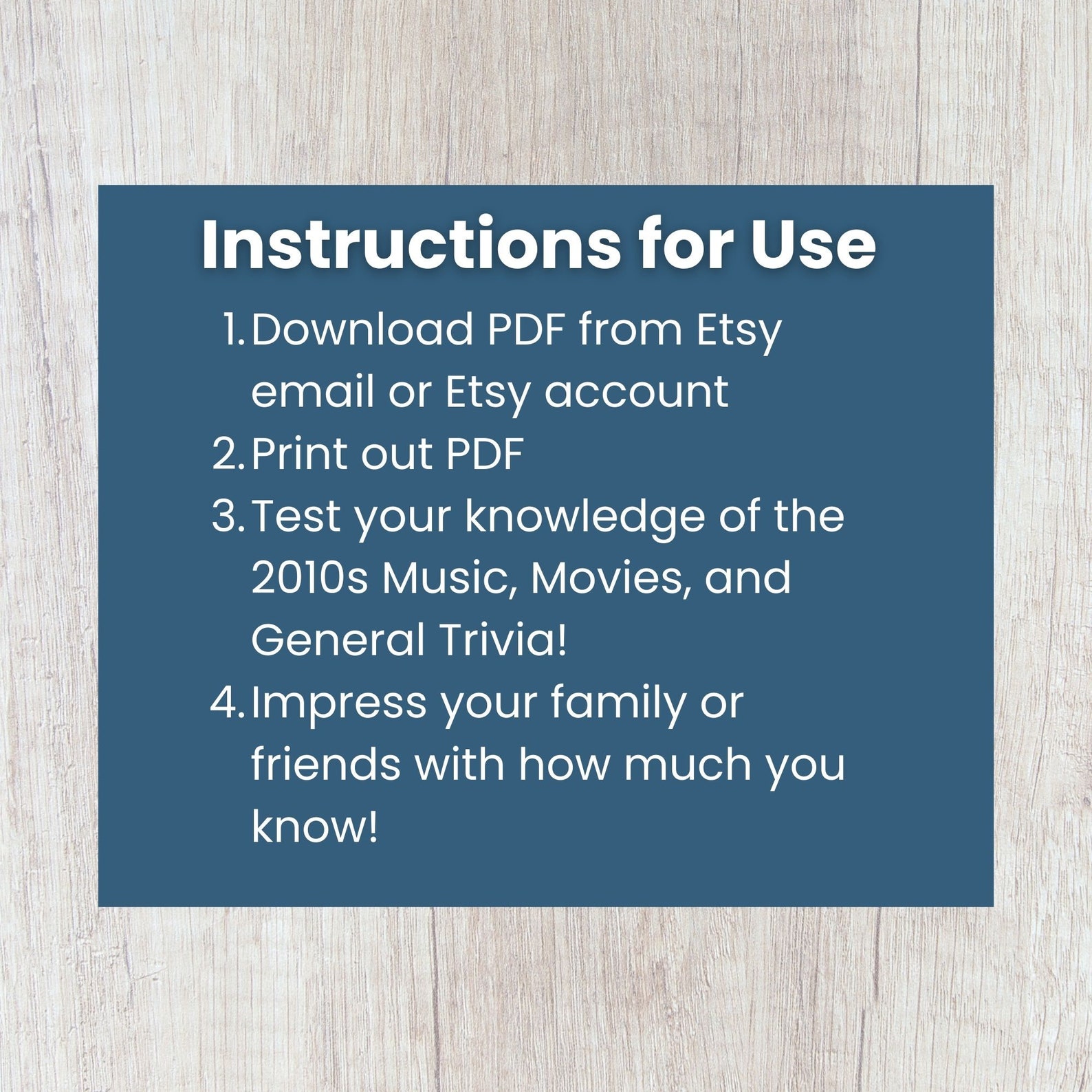 2010s Trivia Game Bundle, 2010s Music Trivia, 2010s Movie Trivia, 2010s ...