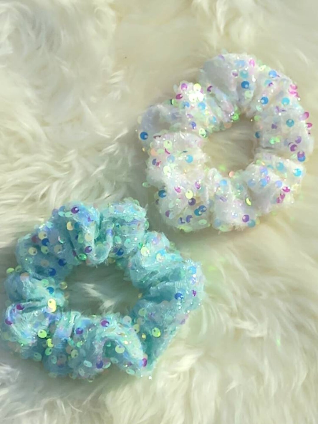 Sequin Scrunchie: Sparkly Hair Tie, Dance Accessory - Etsy