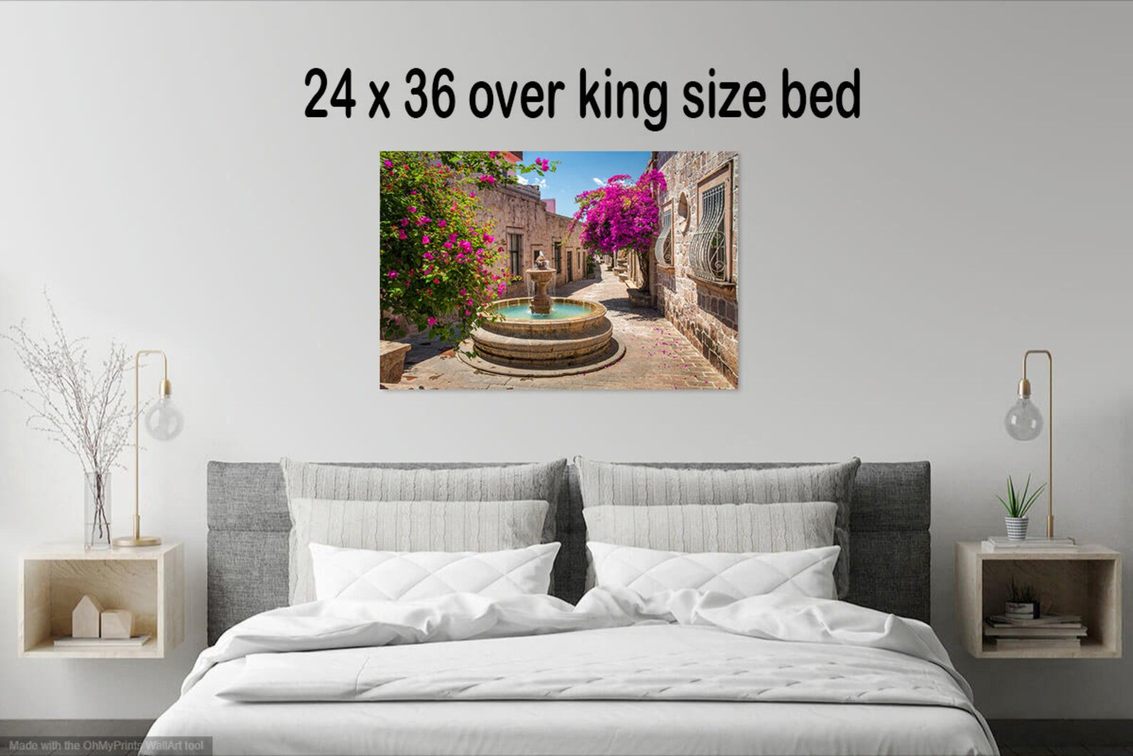 Morelia Mexico Colonial Walkway Fountain-photo Photograph-purple ...