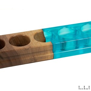 Tequila Epoxy Board With Glasses, Tequila Party Tray for 6 Persons ...