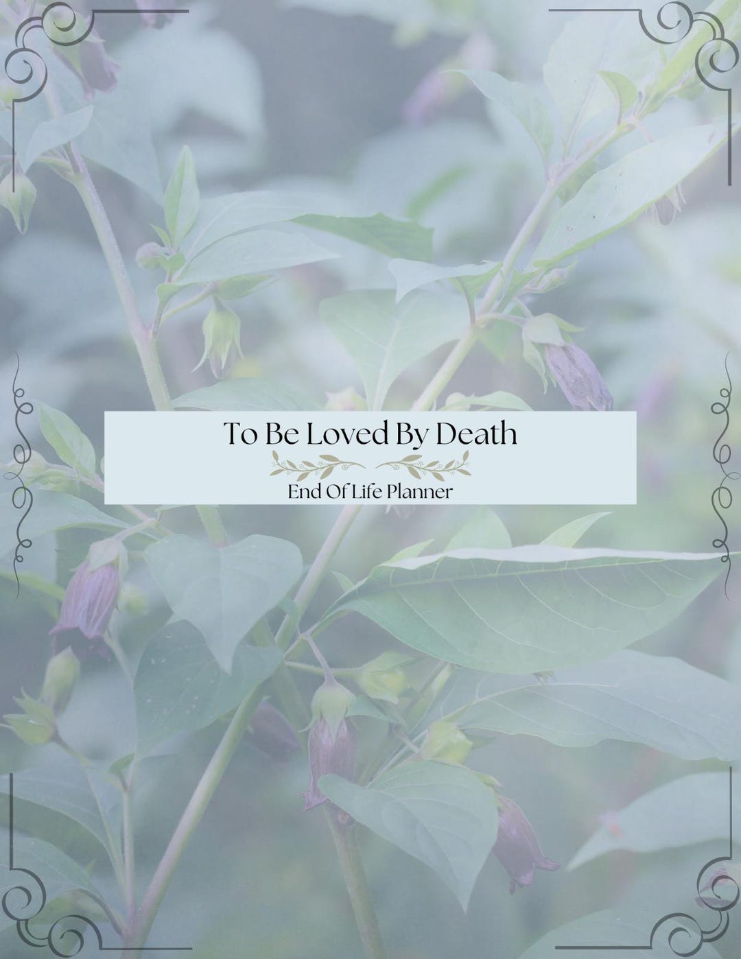 To Be Loved by Death: End of Life Digital Planner - Etsy