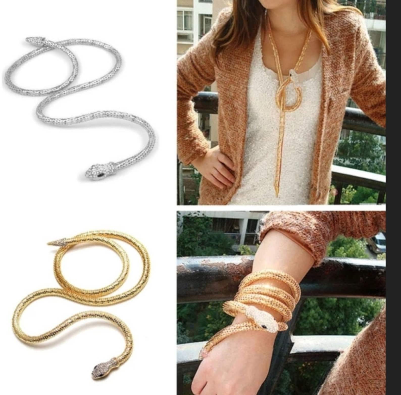 Serpent Necklace,snake Necklace ,punk Style Serpent Necklace,cleopatra ...