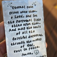 Eternal Rest Grant Unto Them O Lord Prayer Printable Wall Art Catholic ...