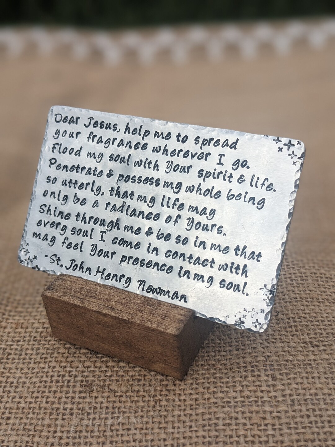 Radiating Christ Prayer Card - Etsy