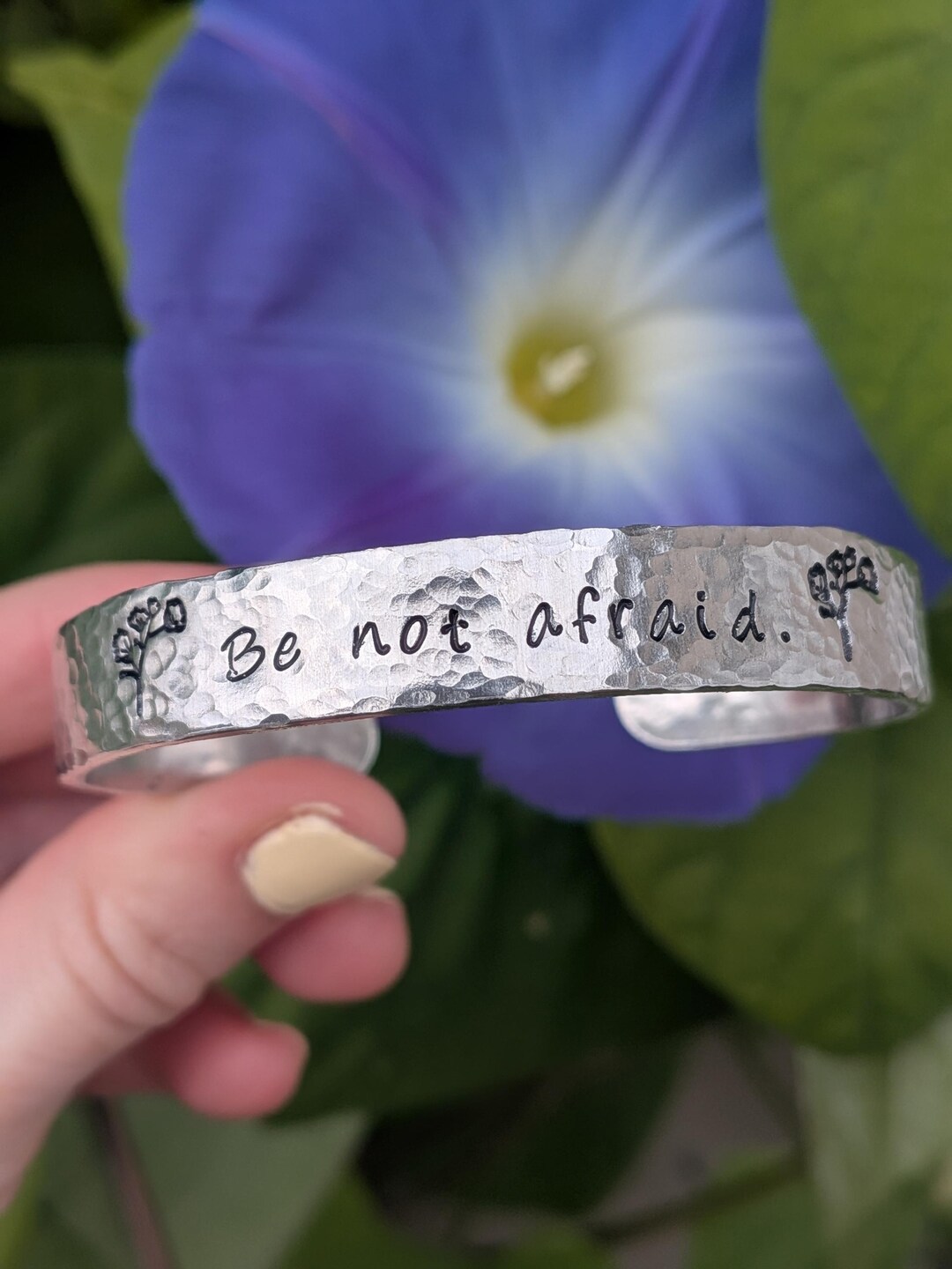 Be Not Afraid Handstamped Bracelet, St. JPII Gift - Etsy