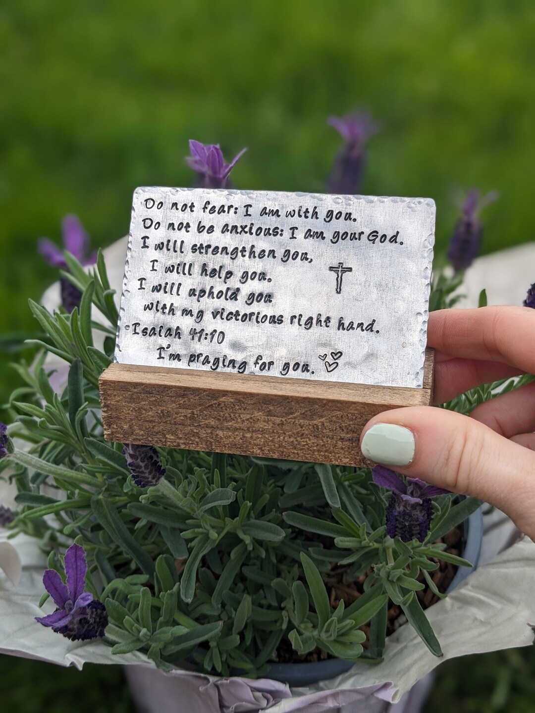 Isaiah 41:10 Wallet Prayer Card - Etsy