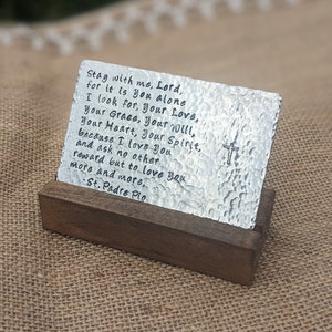 Handcrafted Prayer Card Stand - Etsy