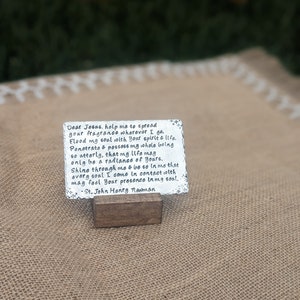 Radiating Christ Prayer Card - Etsy