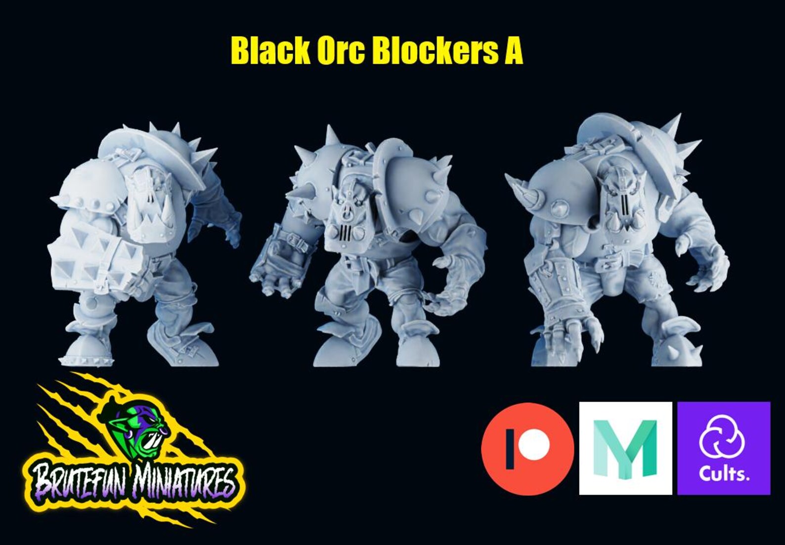 Brawlerton's Big Boys Orc Team - Fantasy Football Team - Etsy