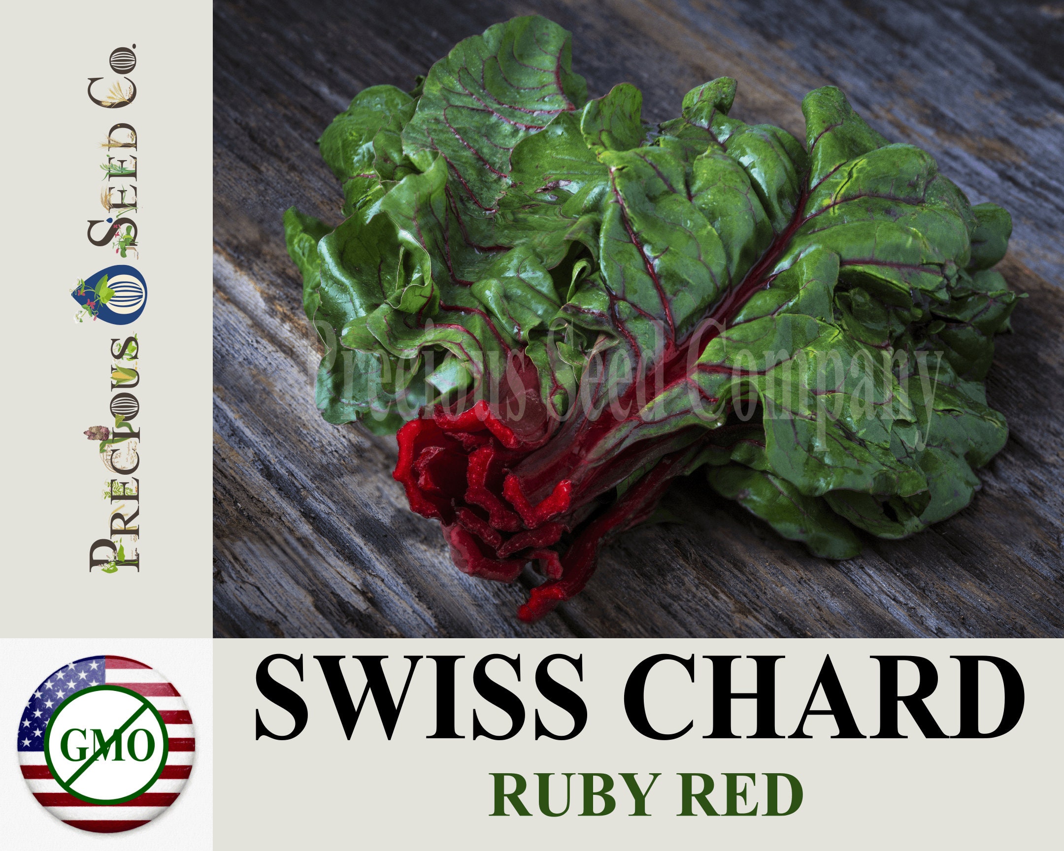 Heirloom Swiss Chard - Ruby Red (non-gmo) - Etsy