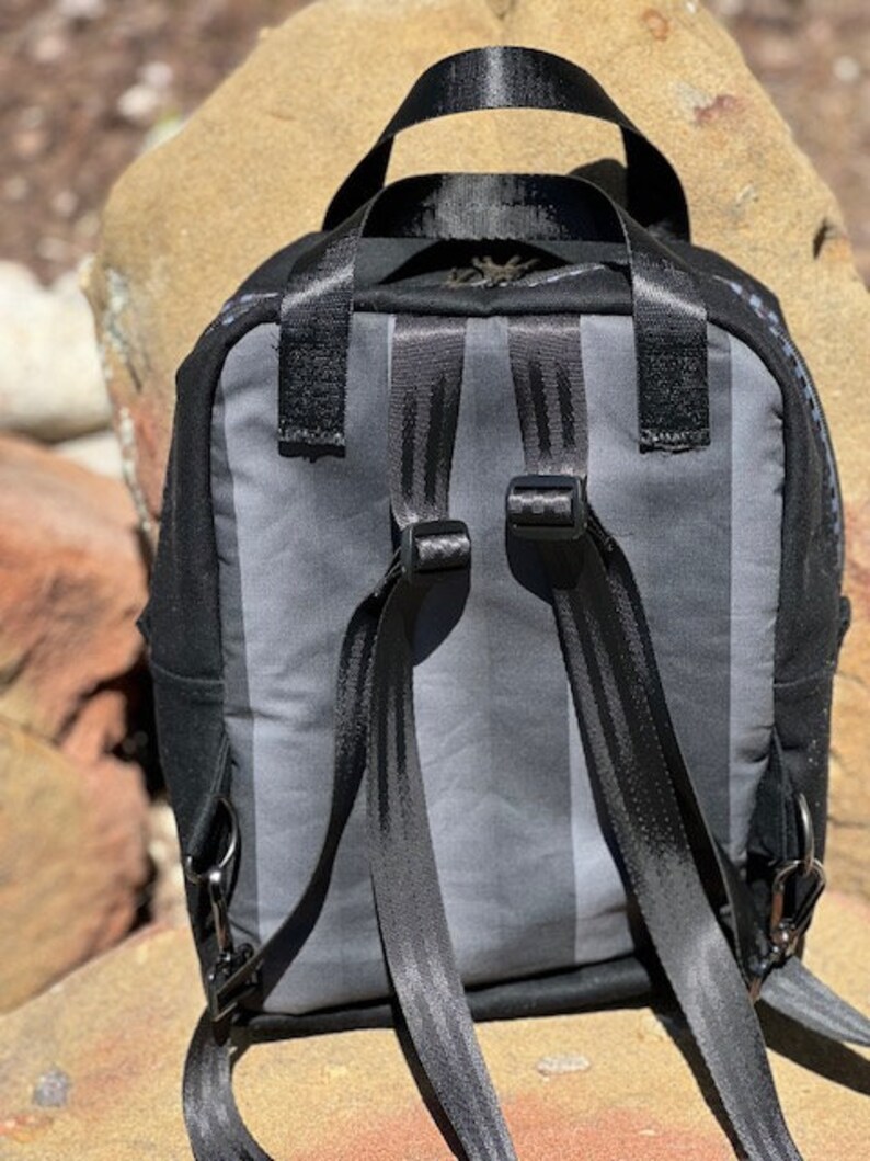 Mini Backpack Wednesday Adams With Custom Hand Zippers - Etsy