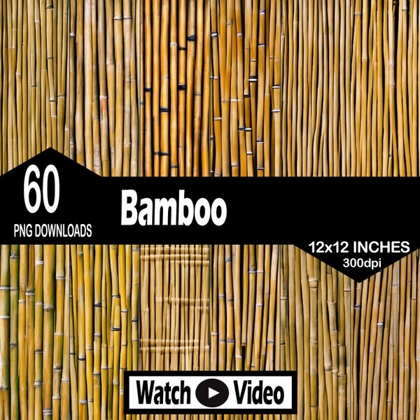 Bamboo Print Fabric - Etsy