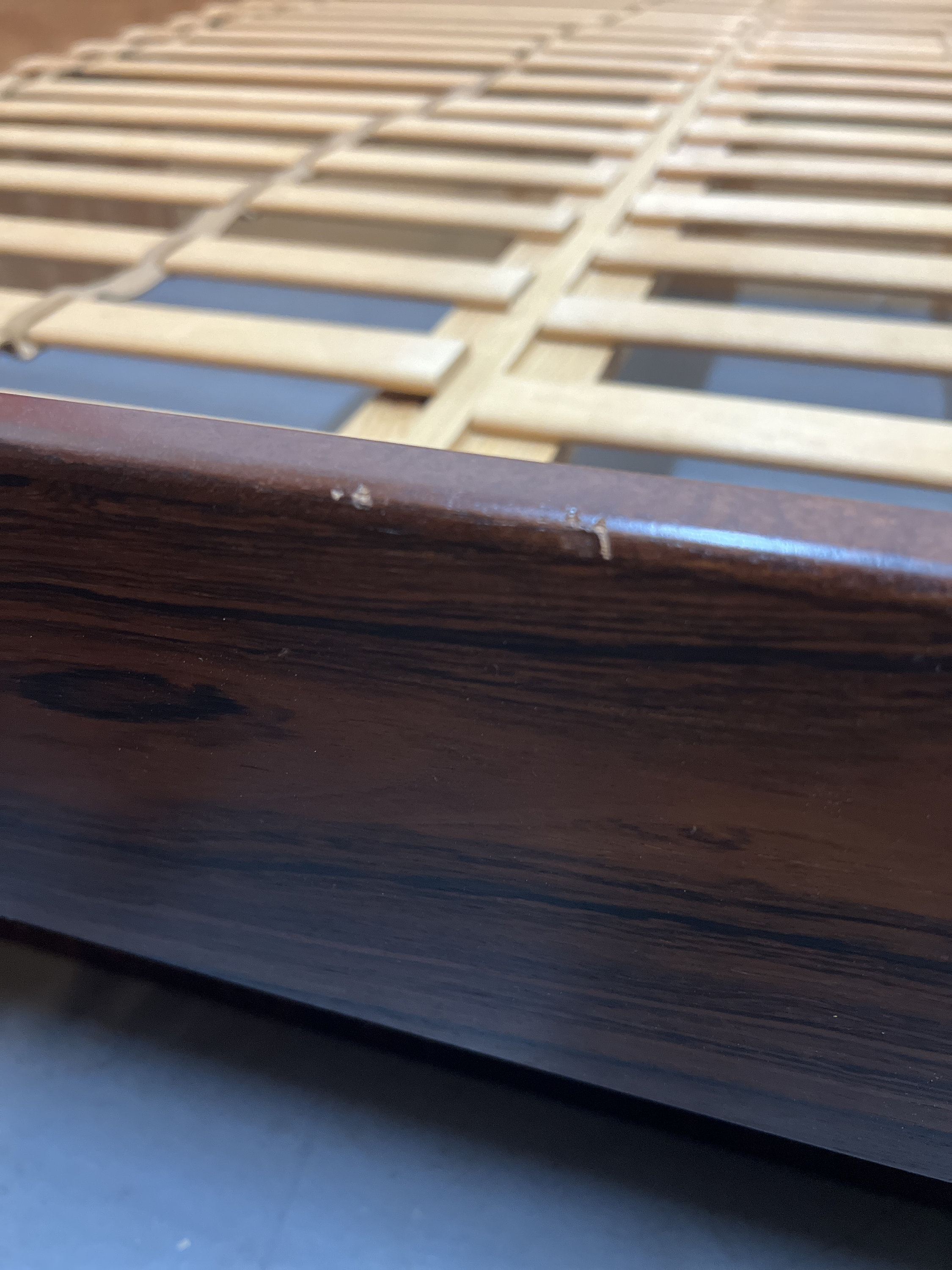 Brazilian Rosewood Mid Century Queen Platform Bed - Etsy