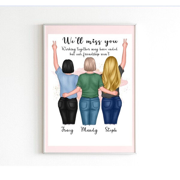 Goodbye Work Besties Idea - Etsy