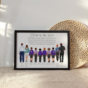 Whole School Class Portrait, End-of-year Goodbye or Thank You Gift for ...