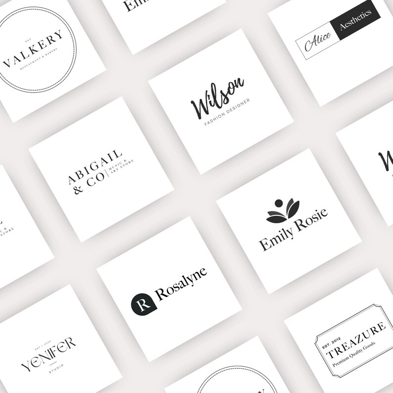 Branding Style Guide Kit Template Logo Design Canva - Etsy